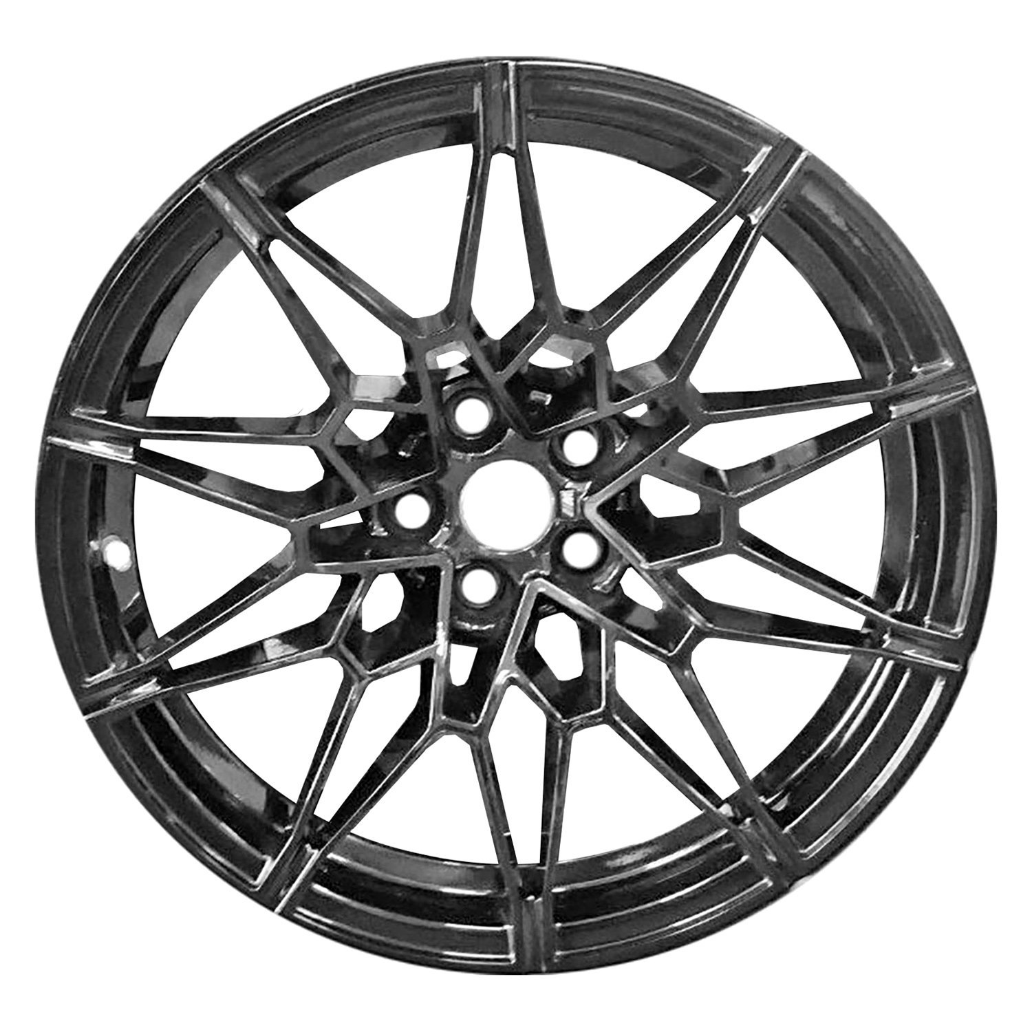 Replace® ALYCZ081U46 - Alternating-Spoke Machined Gloss Black with ...