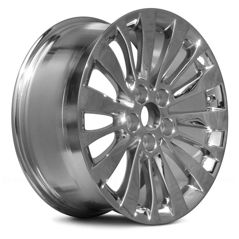 Replace® ALYGN015U80 - 5 W-Spoke Polished 18x8.5 Alloy Factory Wheel ...
