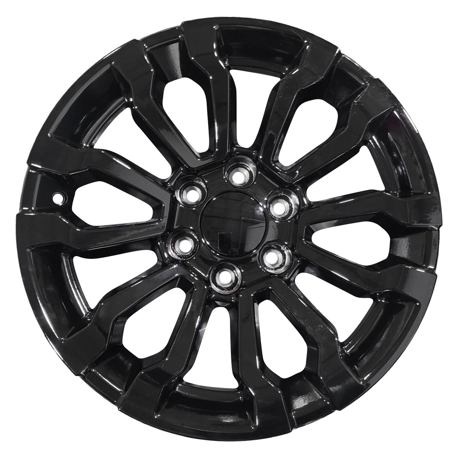 Replace® ALYGT073U45N - 6 V-Spoke Machined and Dark Charcoal 18x8.5 ...
