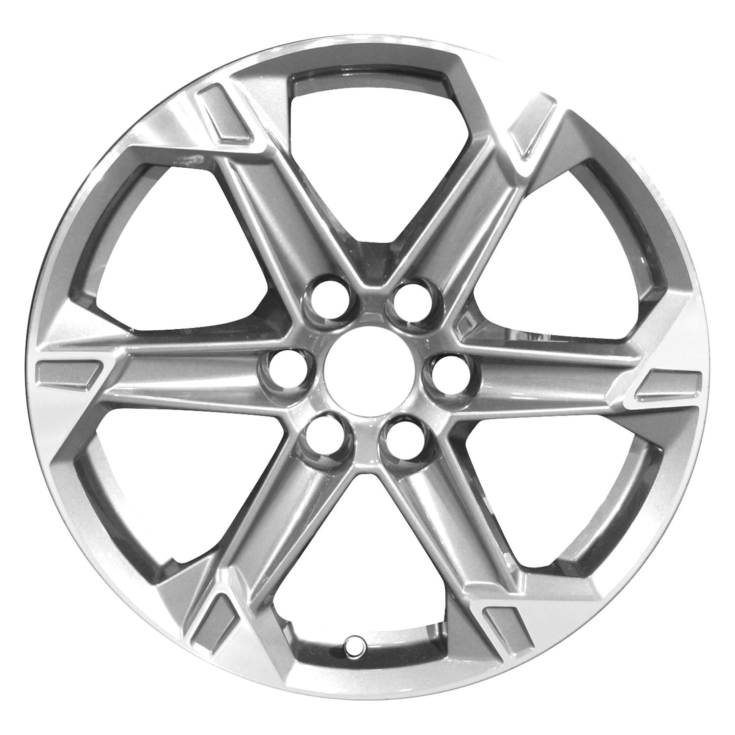 Replace® ALYGZ021U35 - 6 I-Spoke Machined Medium Charcoal Metallic 18x8 ...