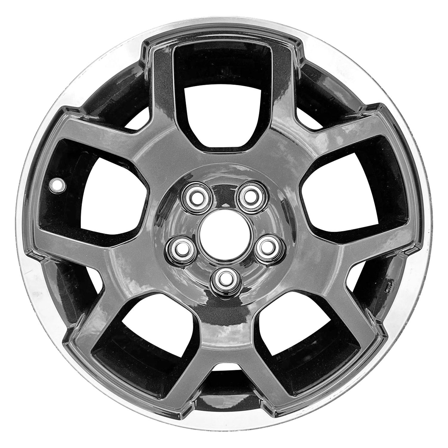 Replace® ALYHC036A45 - 5 Y-Spoke Machined Flange Black Metallic 18x8 ...