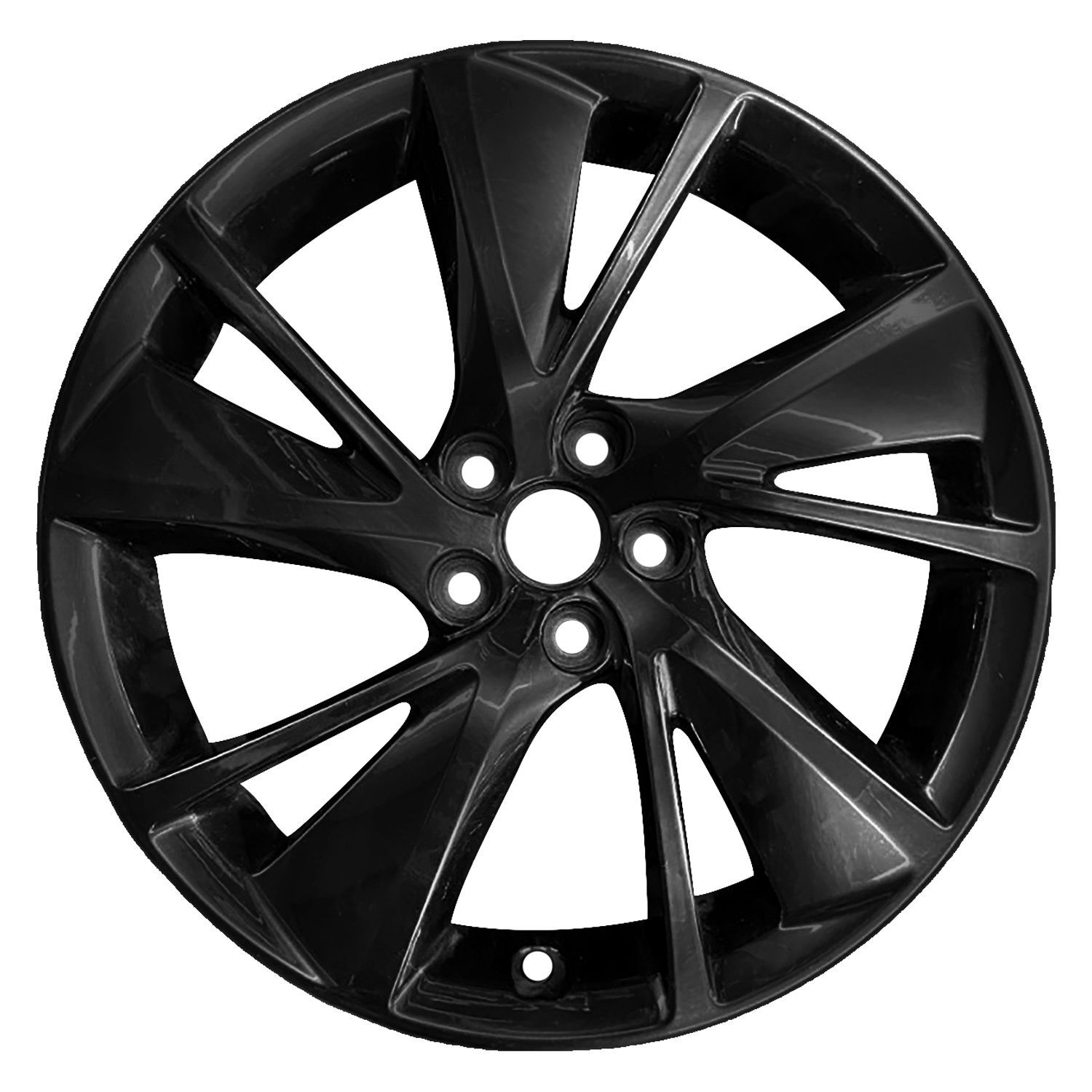 Replace® ALYIA035U79 - Double 5-Spoke Dark Hyper Silver 19x8.5 Alloy ...