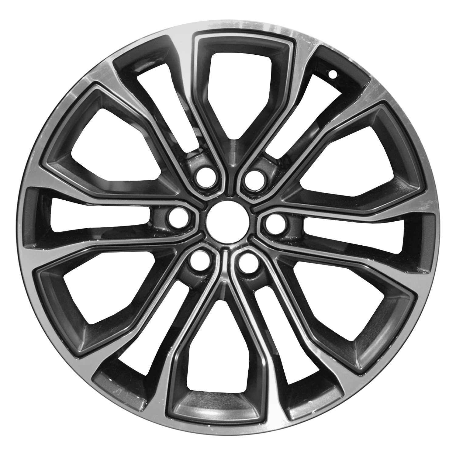 Replace® ALYJG048U31 - 12-Spoke Machined Dark Charcoal 22x9 Alloy ...