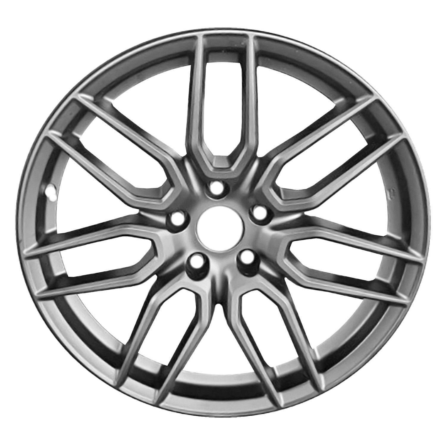 Replace® ALYLG079U45 - 7 Double-Spoke All Painted Flat Black 19x9.5 ...