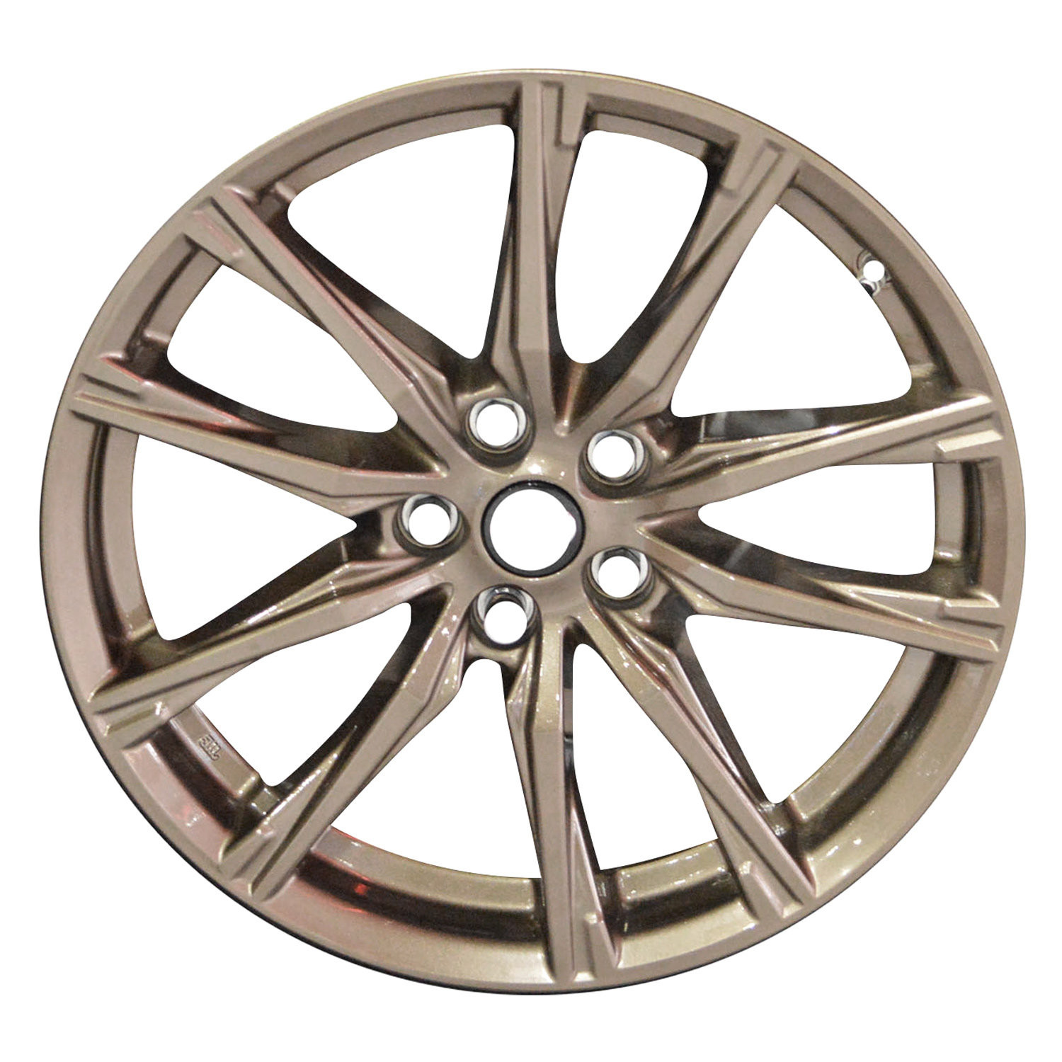 Replace® ALYTV057U55 - 5 V-Spoke All Painted Medium Gold Metallic 17x7 ...