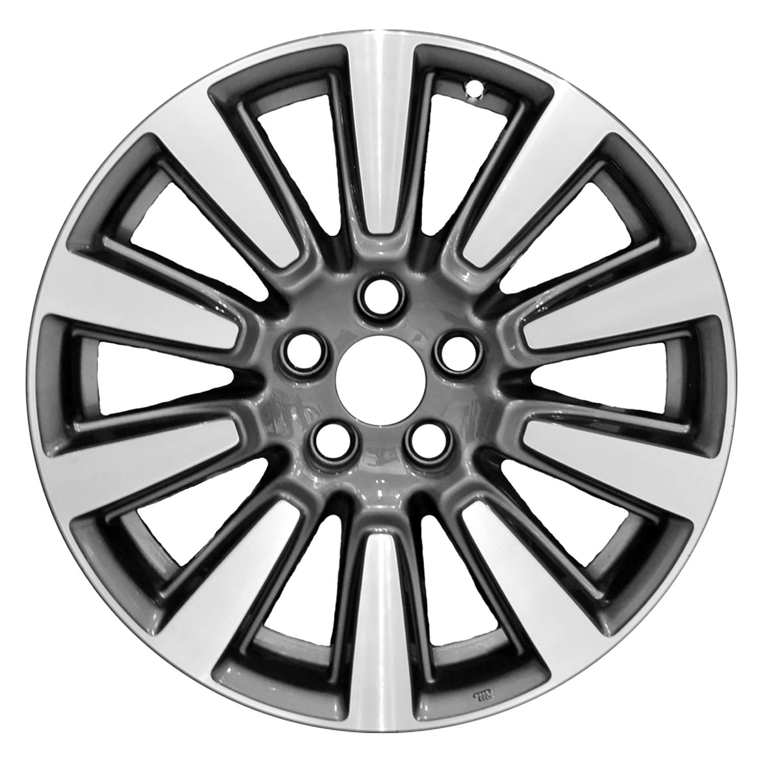 Replace® ALYTW031U30 - 10 I-Spoke Machined and Dark Charcoal 18x7 Alloy ...