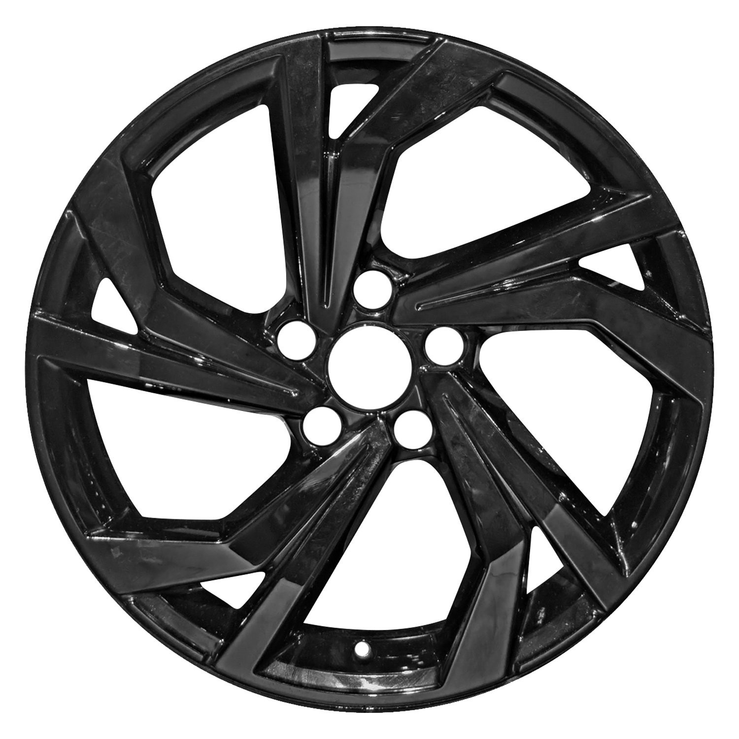 Replace® ALYWB083U46 - 5 Split-Spoke Gloss Black 18x7.5 Alloy Factory ...