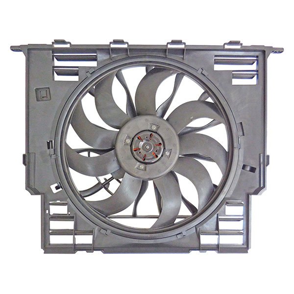 Replace® BM3115137 - Radiator and Condenser Fan Assembly with One Big Fan