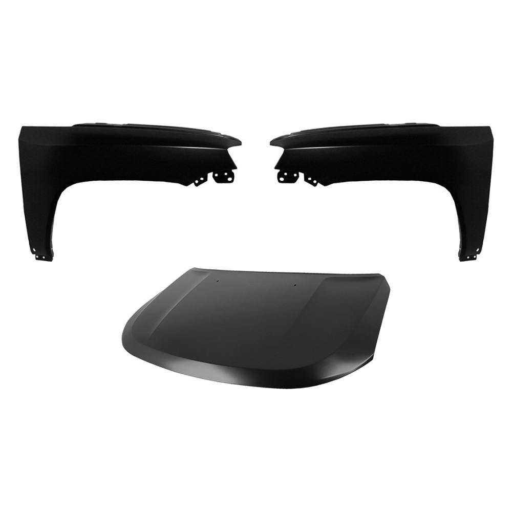 Replace® BNDL-206194 - 3-Piece (Hood Panel, Front Driver and Passenger ...