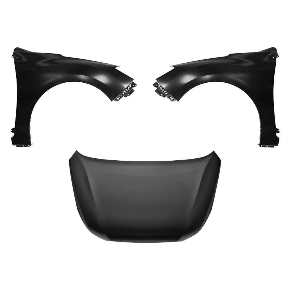 Replace® BNDL-206502 - 3-Piece (Hood Panel, Front Driver and Passenger ...