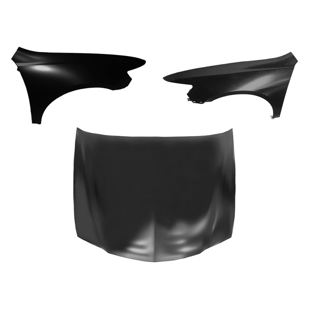 Replace® BNDL-206526 - 3-Piece (Hood Panel, Front Driver and Passenger ...