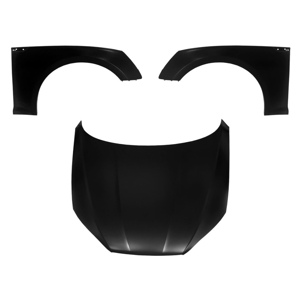 Replace® BNDL-206562 - 3-Piece (Hood Panel, Front Driver and Passenger ...