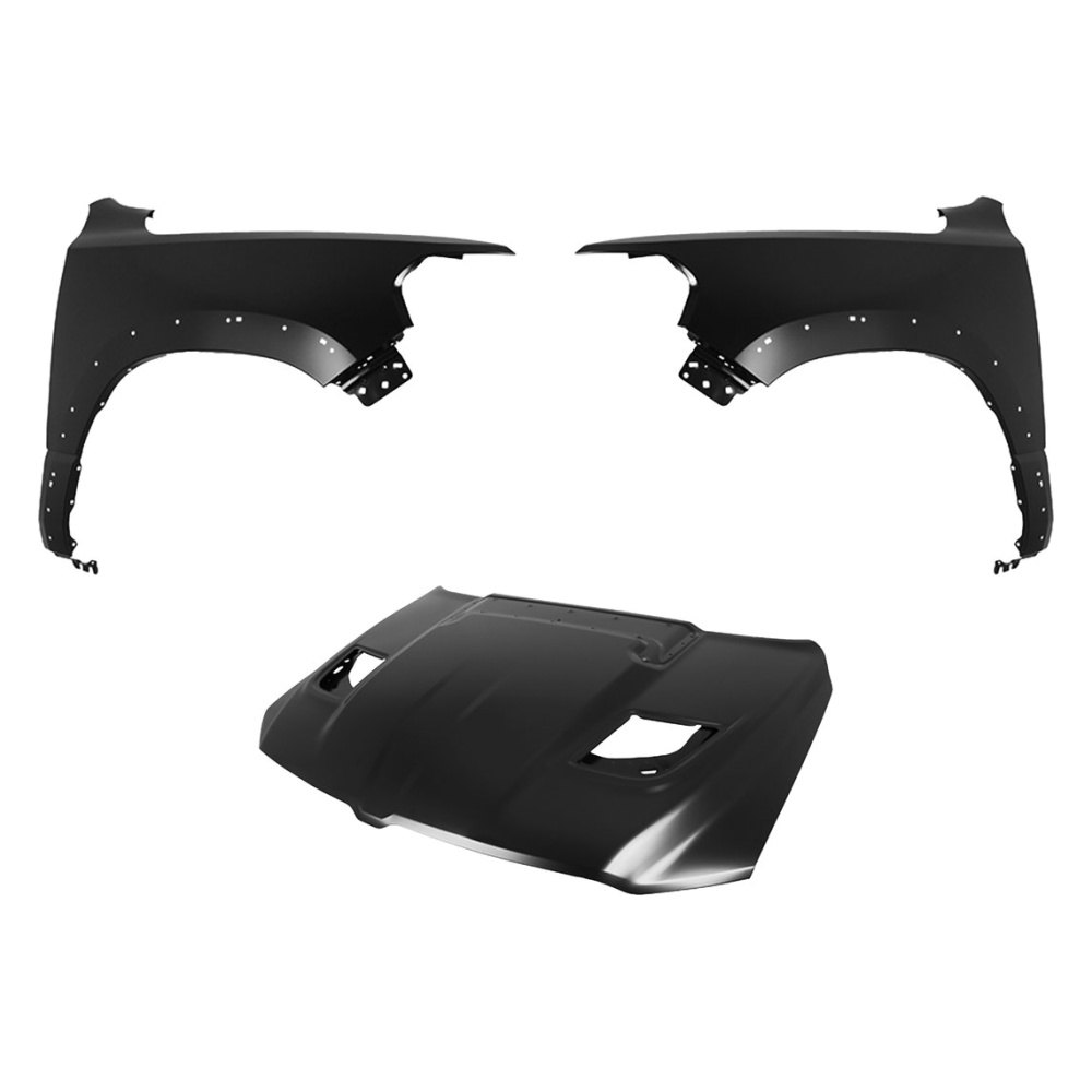 Replace® BNDL-206605 - 3-Piece (Hood Panel, Front Driver and Passenger ...