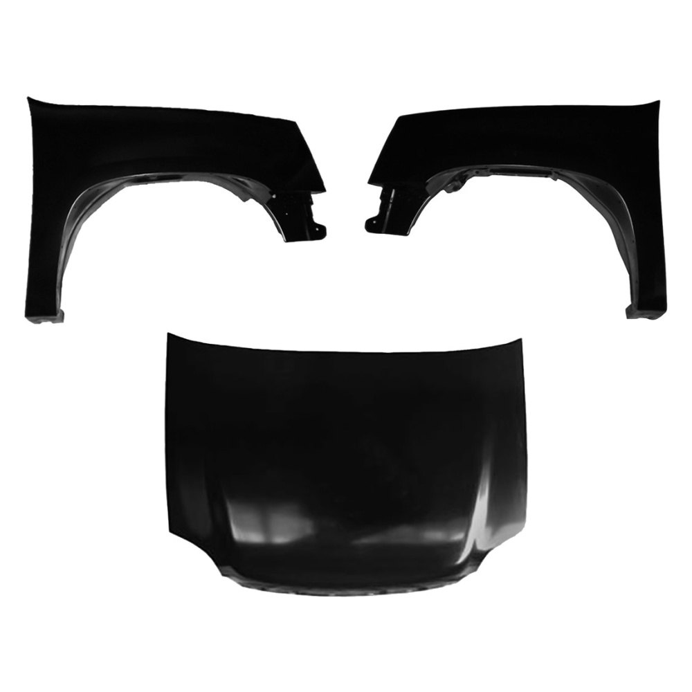 Replace® BNDL-206655 - 3-Piece (Hood Panel, Front Driver and Passenger ...