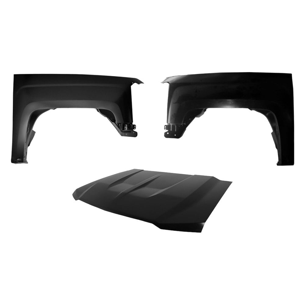 Replace® BNDL-207127 - 3-Piece (Hood Panel, Front Driver and Passenger ...
