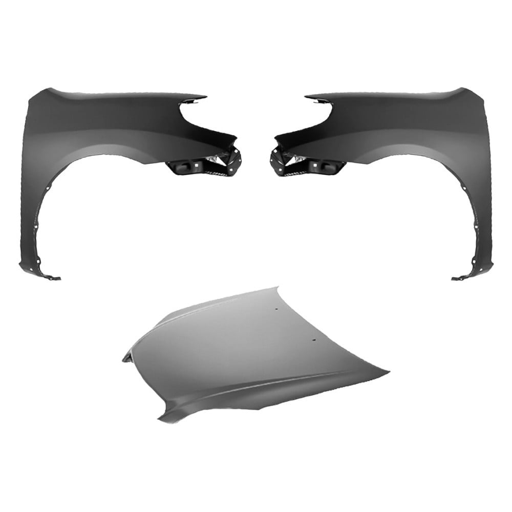 Replace® BNDL-207290 - 3-Piece (Hood Panel, Front Driver and Passenger ...