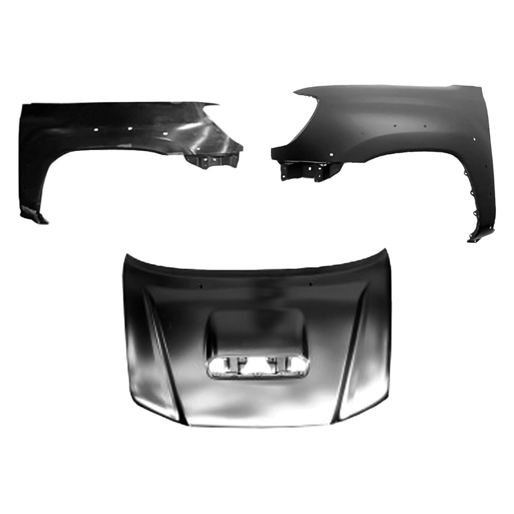 Replace® BNDL-207311 - 3-Piece (Hood Panel, Front Driver and Passenger ...