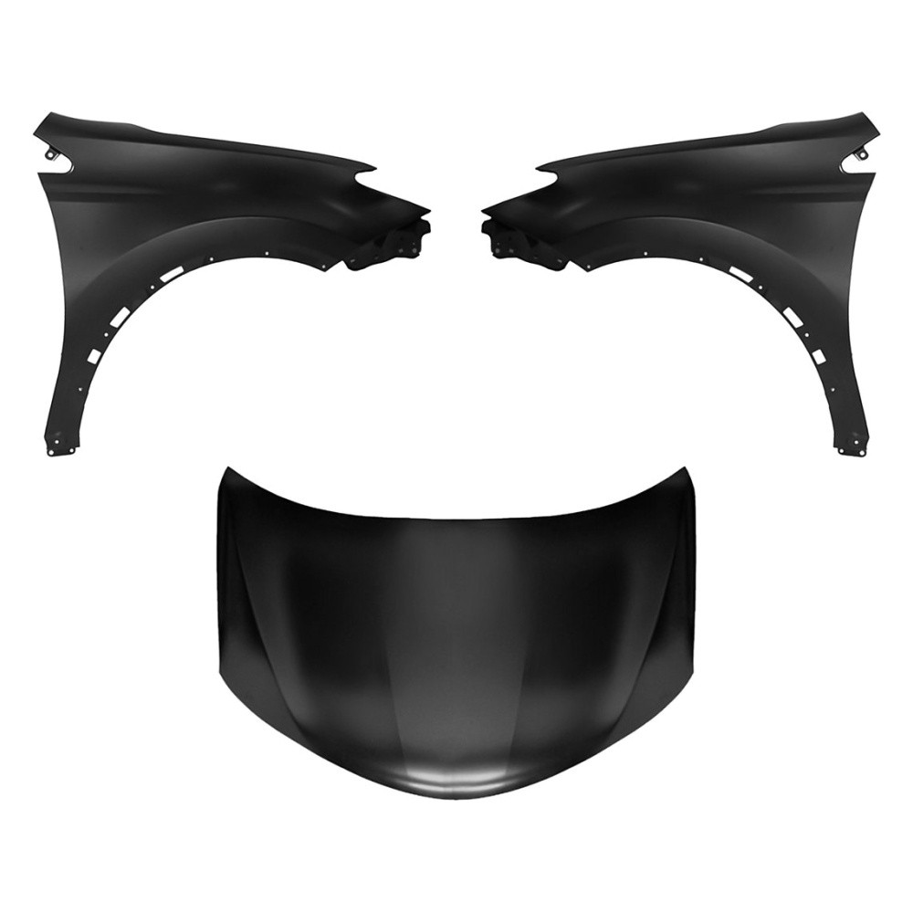 Replace® BNDL-207350 - 3-Piece (Hood Panel, Front Driver and Passenger ...