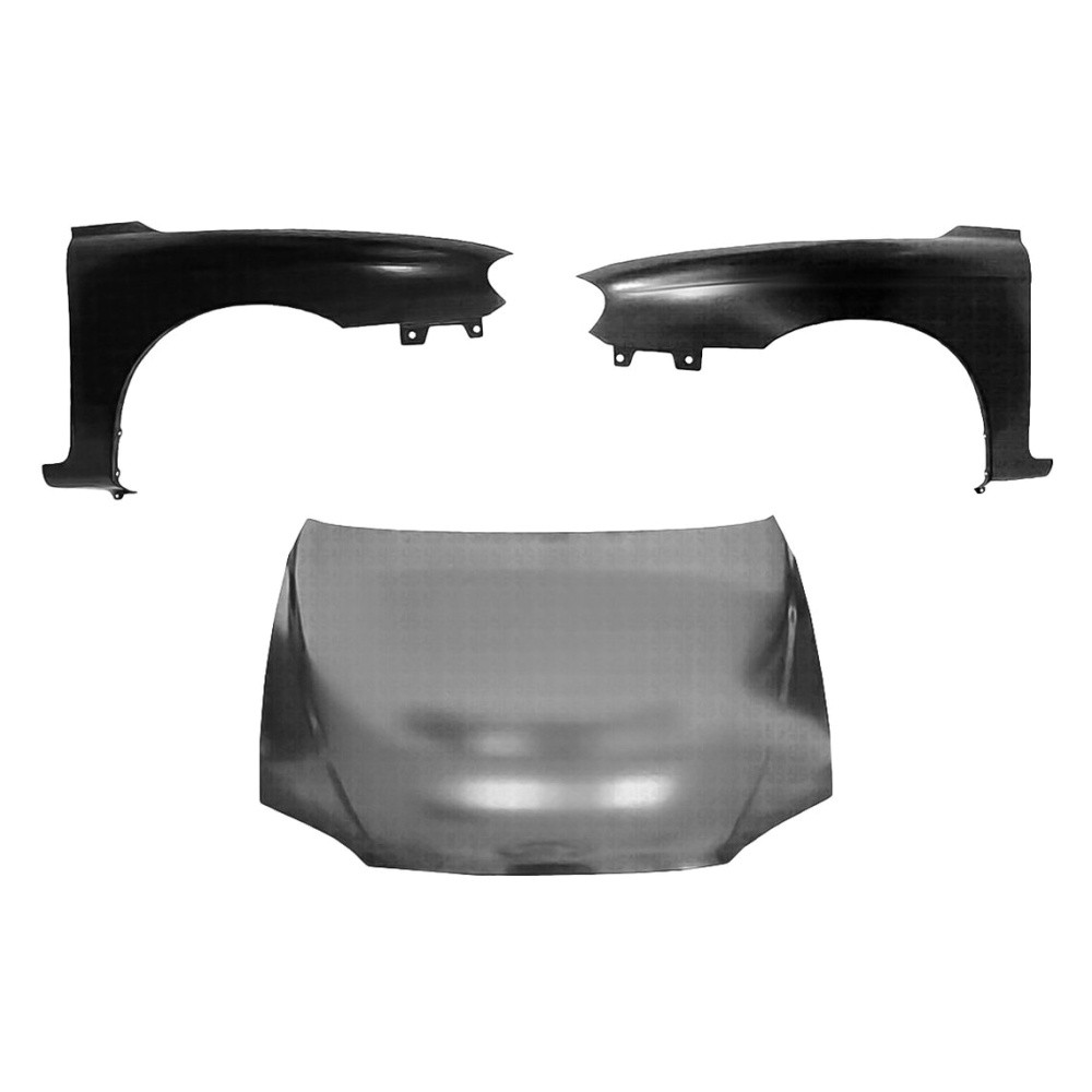 Replace® BNDL-207424 - 3-Piece (Hood Panel, Front Driver and Passenger ...