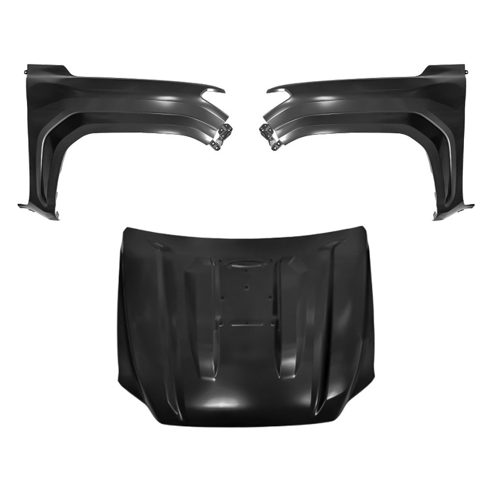 Replace® BNDL-207460 - 3-Piece (Hood Panel, Front Driver and Passenger ...