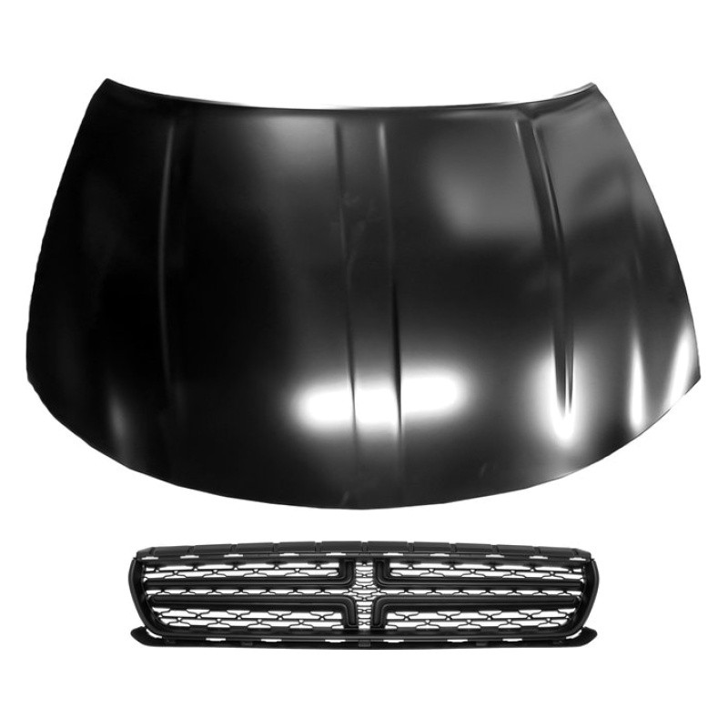 Replace® BNDL-208794 - 2-Piece (Hood Panel, Grille) (Standard Line)