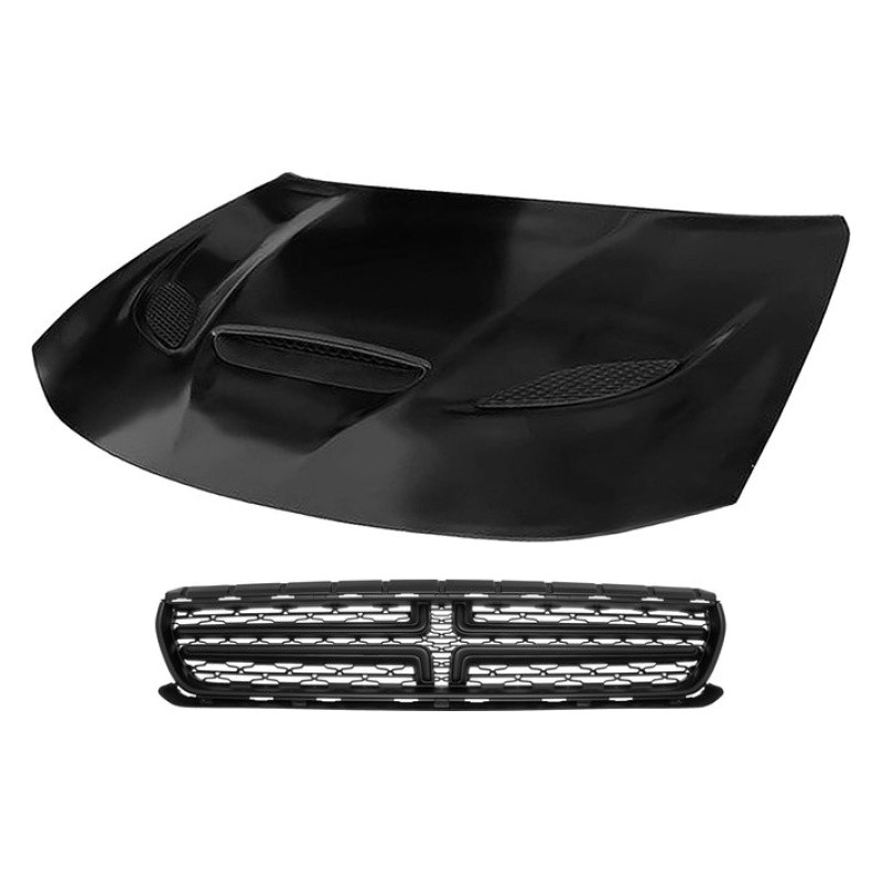 Replace® BNDL-208795 - 2-Piece (Hood Panel, Grille) (Standard Line)