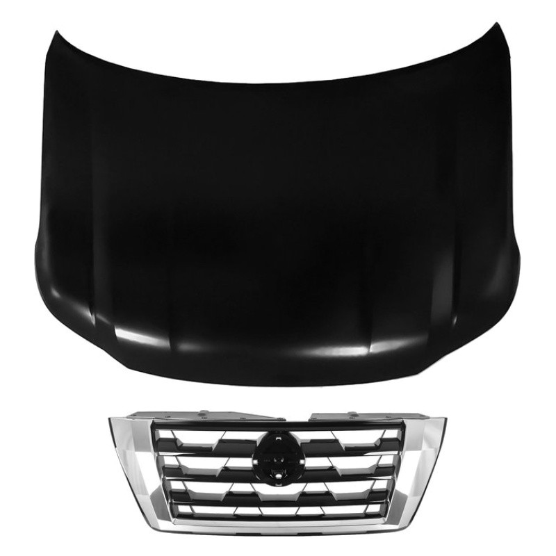 Replace® BNDL-210522 - 2-Piece (Hood Panel, Grille) (Standard Line)