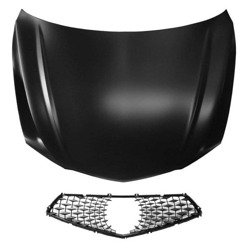 Replace® BNDL-211431 - 2-Piece (Hood Panel, Grille) (Standard Line)