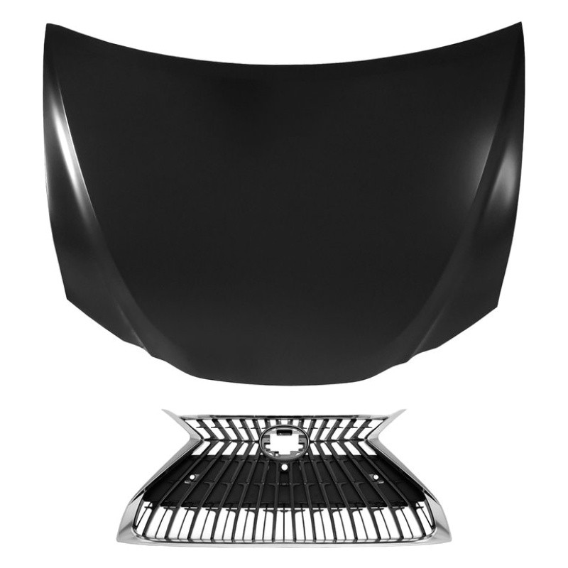 Replace® BNDL-211903 - 2-Piece (Hood Panel, Grille) (Standard Line)