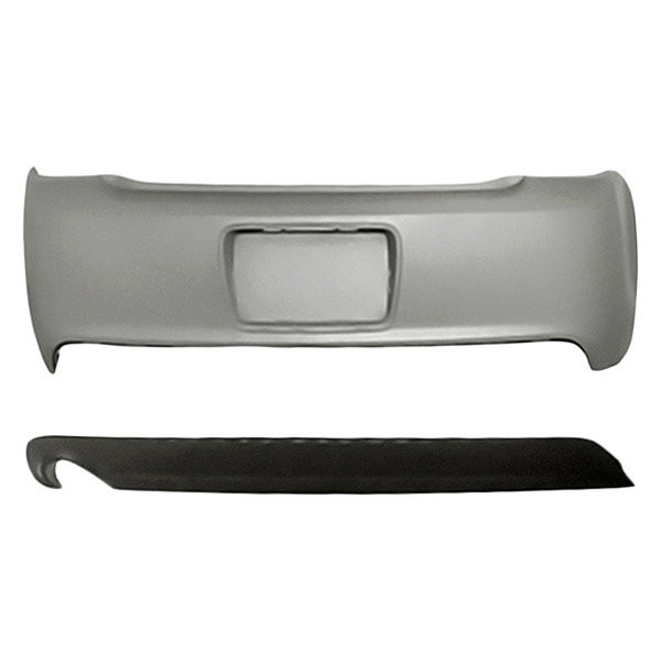 Replace® BNDL-227742 - 2-Piece (Rear Bumper Cover, Rear Bumper Valance ...