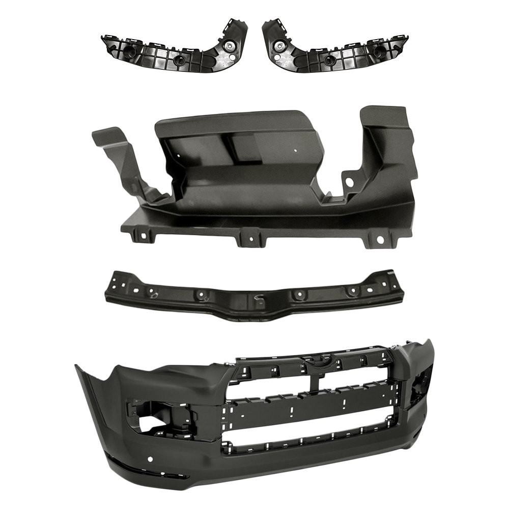 Replace® BNDL-227819 - 5-Piece (Front Bumper Cover, Front Lower Bumper ...