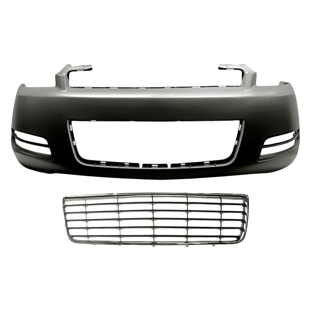 Replace® BNDL-227904 - 2-Piece (Front Bumper Cover, Front Bumper Grille ...