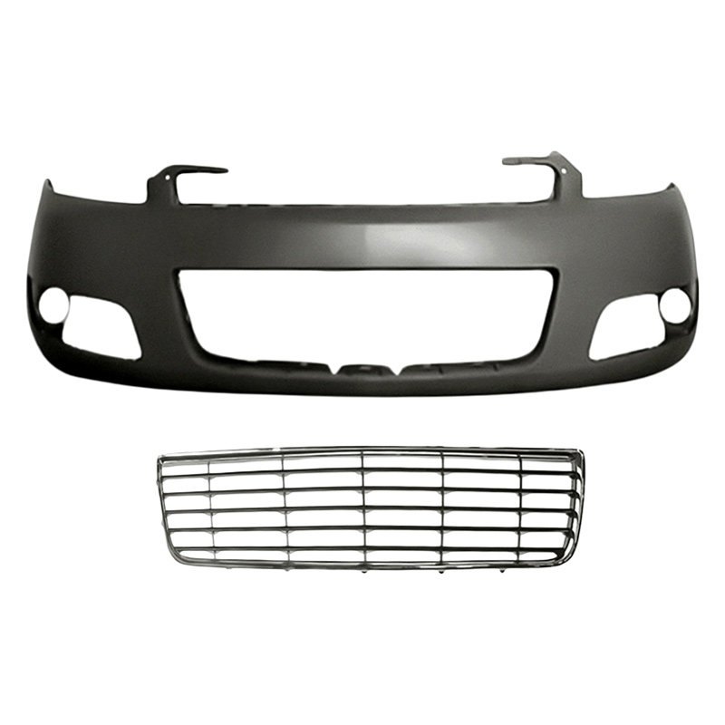 Replace® BNDL-227905 - 2-Piece (Front Bumper Cover, Front Bumper Grille ...