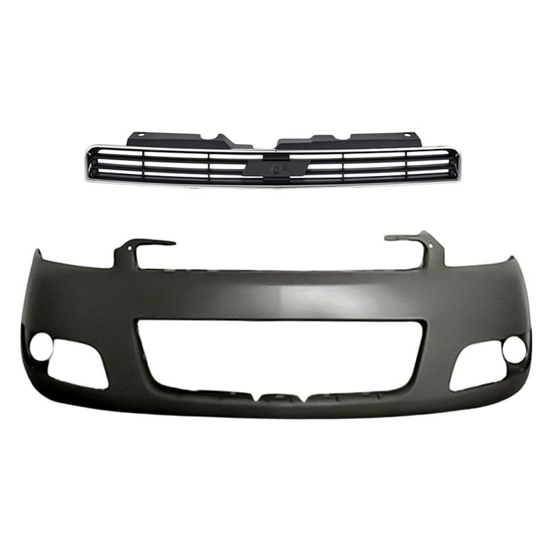 Replace® BNDL-227912 - 2-Piece (Front Bumper Cover, Grille) (Standard Line)