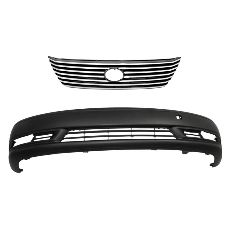 Replace® BNDL-230320 - 2-Piece (Front Bumper Cover, Grille) (Standard Line)