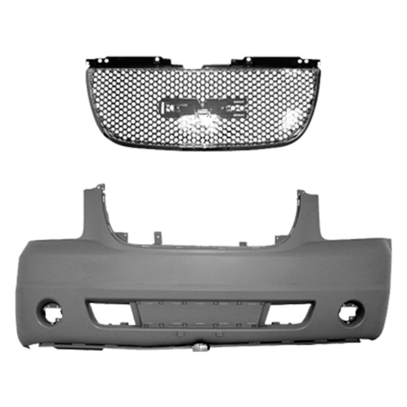 Replace® BNDL-230403 - 2-Piece (Front Bumper Cover, Grille) (Standard Line)