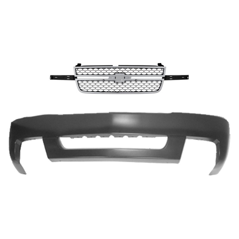 Replace® BNDL-230625 - 2-Piece (Front Bumper Cover, Grille) (Standard Line)