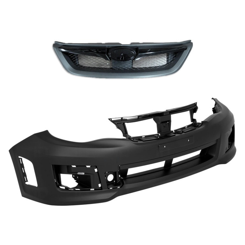 Replace® BNDL-230972 - 2-Piece (Front Bumper Cover, Grille) (Standard Line)