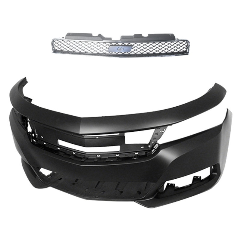 Replace® BNDL-231014 - 2-Piece (Front Bumper Cover, Grille) (Standard Line)