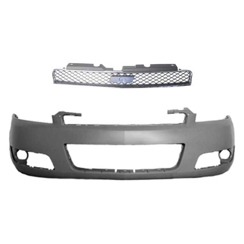 Replace® BNDL-231016 - 2-Piece (Front Bumper Cover, Grille) (Standard Line)