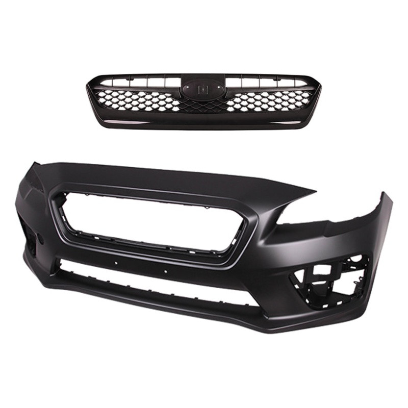 Replace® BNDL-231091 - 2-Piece (Front Bumper Cover, Grille) (Standard Line)