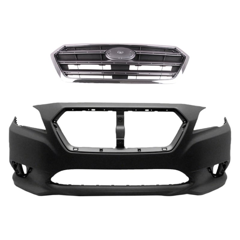 Replace® BNDL-231146 - 2-Piece (Front Bumper Cover, Grille) (Standard Line)