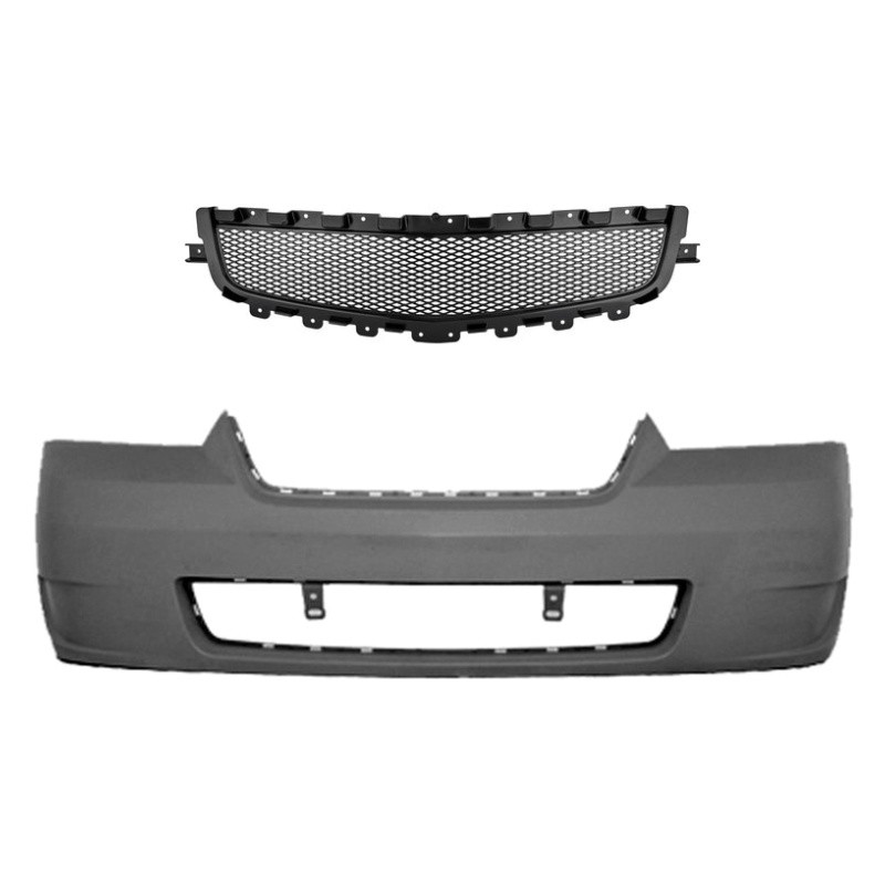 Replace® BNDL-231181 - 2-Piece (Front Bumper Cover, Grille) (Standard Line)