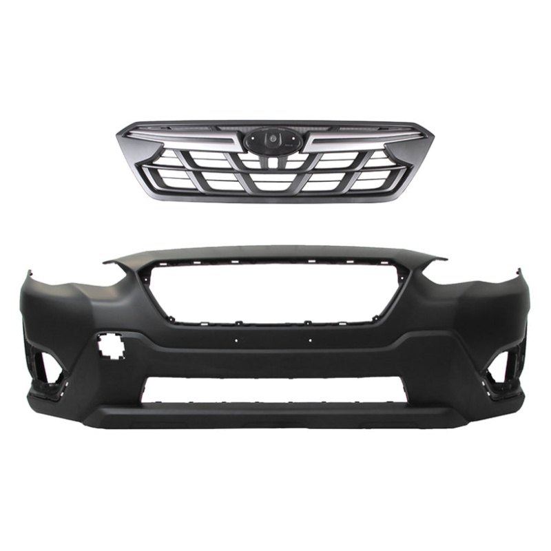 Replace® BNDL-231279 - 2-Piece (Front Bumper Cover, Grille) (Standard Line)