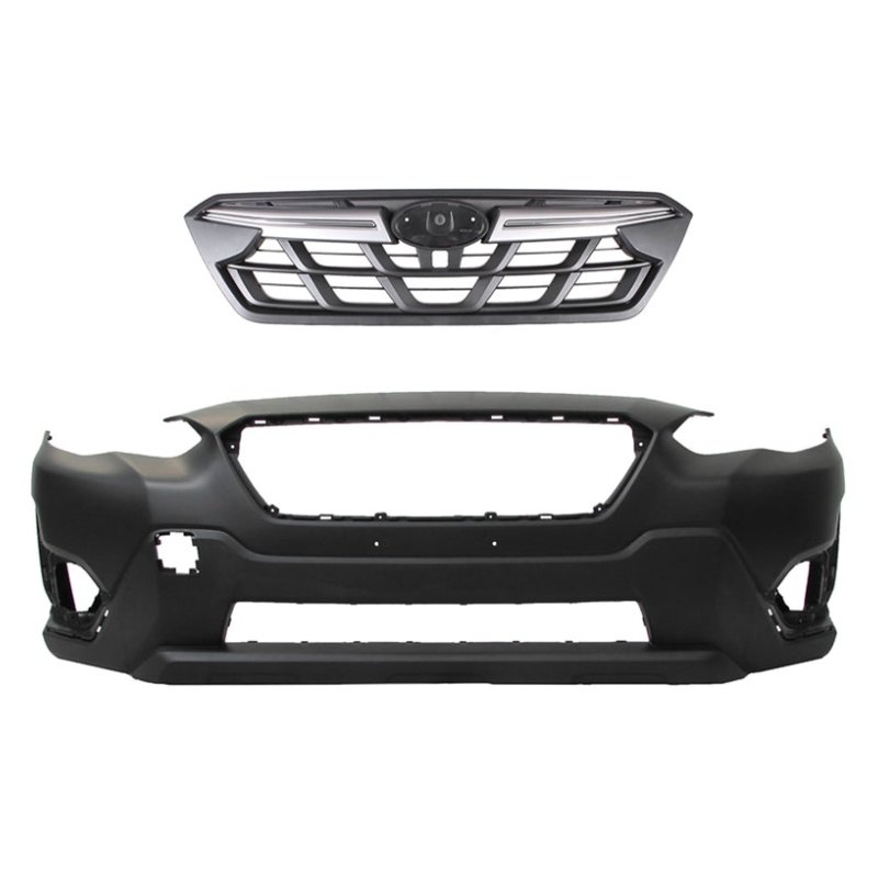 Replace® BNDL-231280 - 2-Piece (Front Bumper Cover, Grille) (Standard Line)