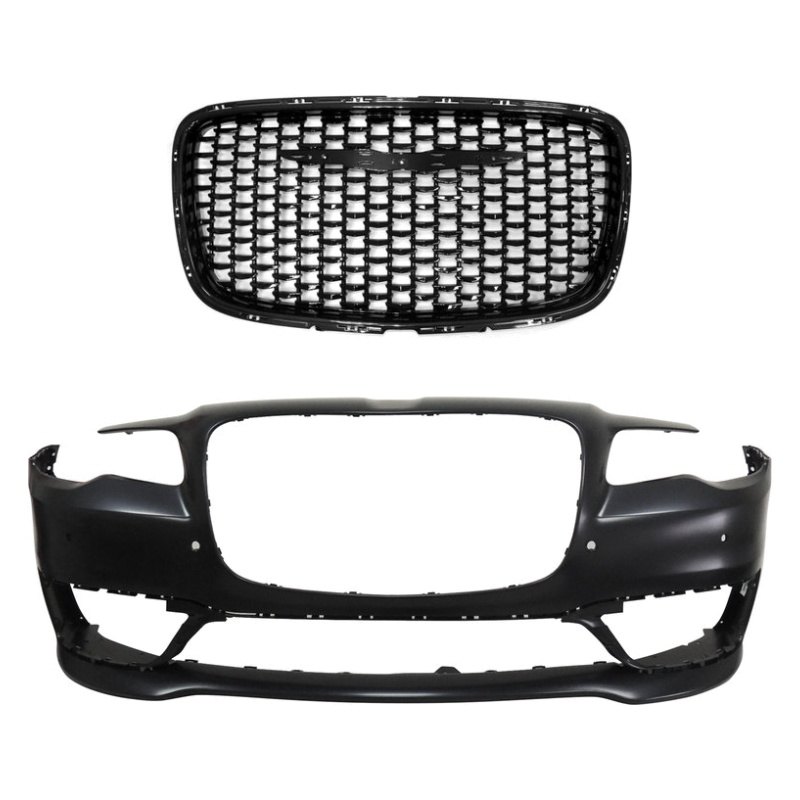 Replace® BNDL-231451 - 2-Piece (Front Bumper Cover, Grille) (CAPA ...