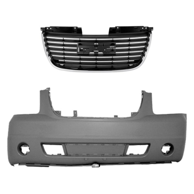 Replace® BNDL-231485 - 2-Piece (Front Bumper Cover, Grille) (Standard Line)