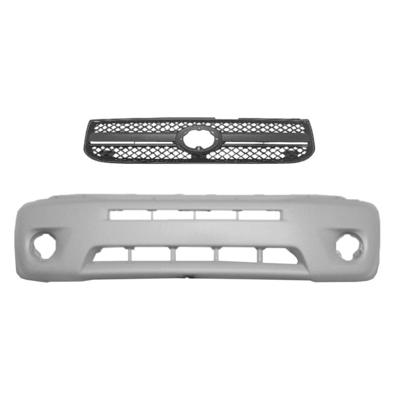 Replace® BNDL-231523 - 2-Piece (Front Bumper Cover, Grille) (Standard Line)