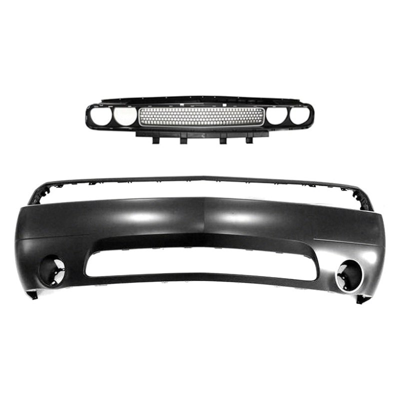 Replace® BNDL-231754 - 2-Piece (Front Bumper Cover, Grille) (Standard Line)