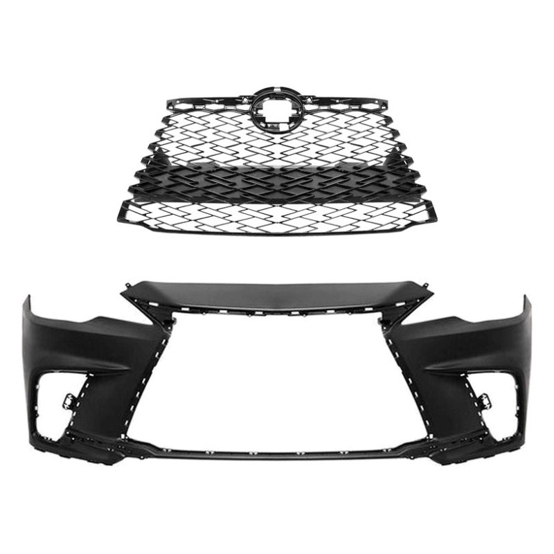 Replace® BNDL-231815 - 2-Piece (Front Bumper Cover, Grille) (Standard Line)